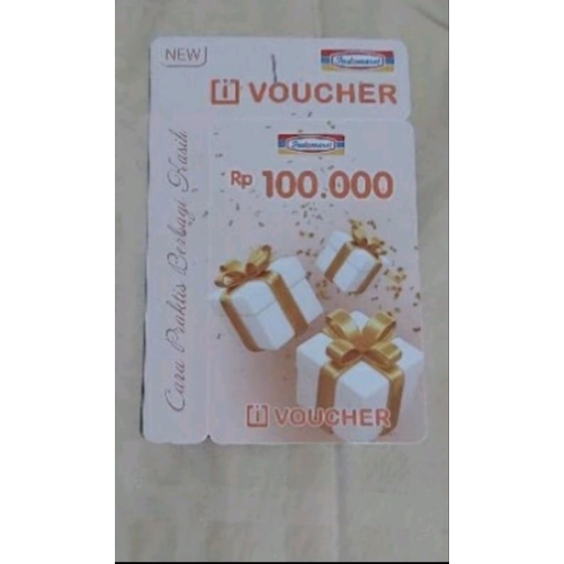 Jual Voucher Indomaret Rp 100.000,00(Seratus Ribu Rupiah) | Shopee ...