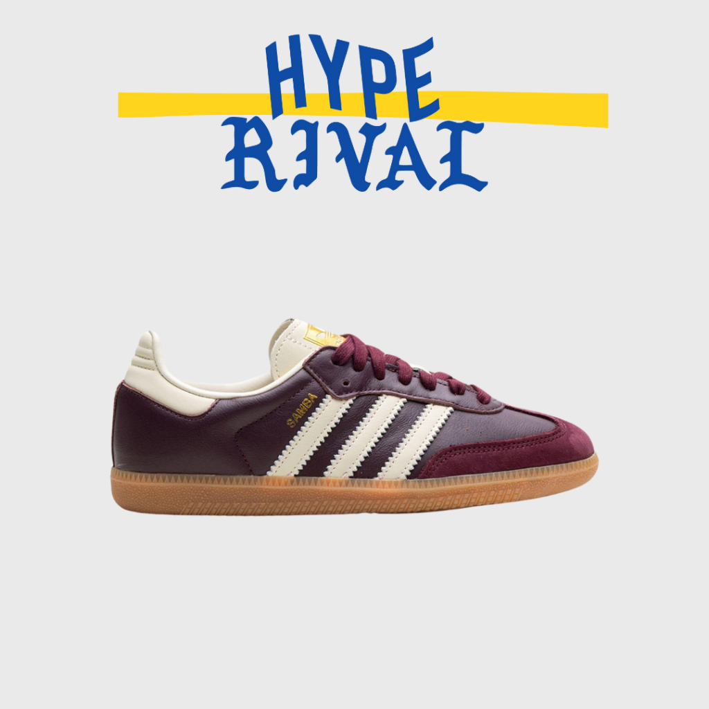 Jual Adidas Samba OG Maroon Cream White (100% Original) | Shopee Indonesia