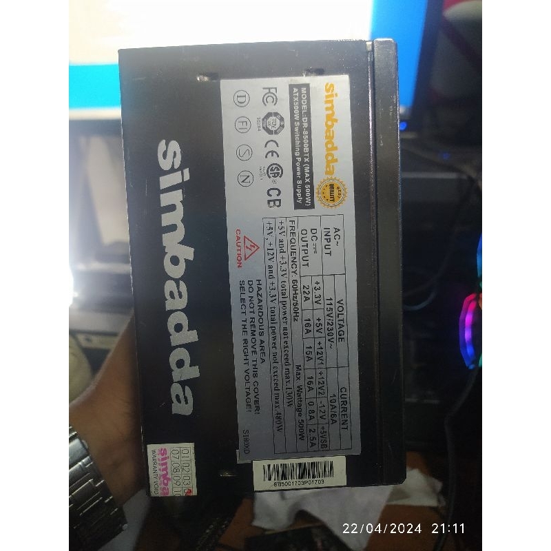 Jual Psu Simbadda 450w/ 500w | Shopee Indonesia