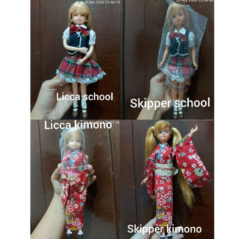 Jual boneka licca japan jepang dan skipper jadul vintage rare doll ...