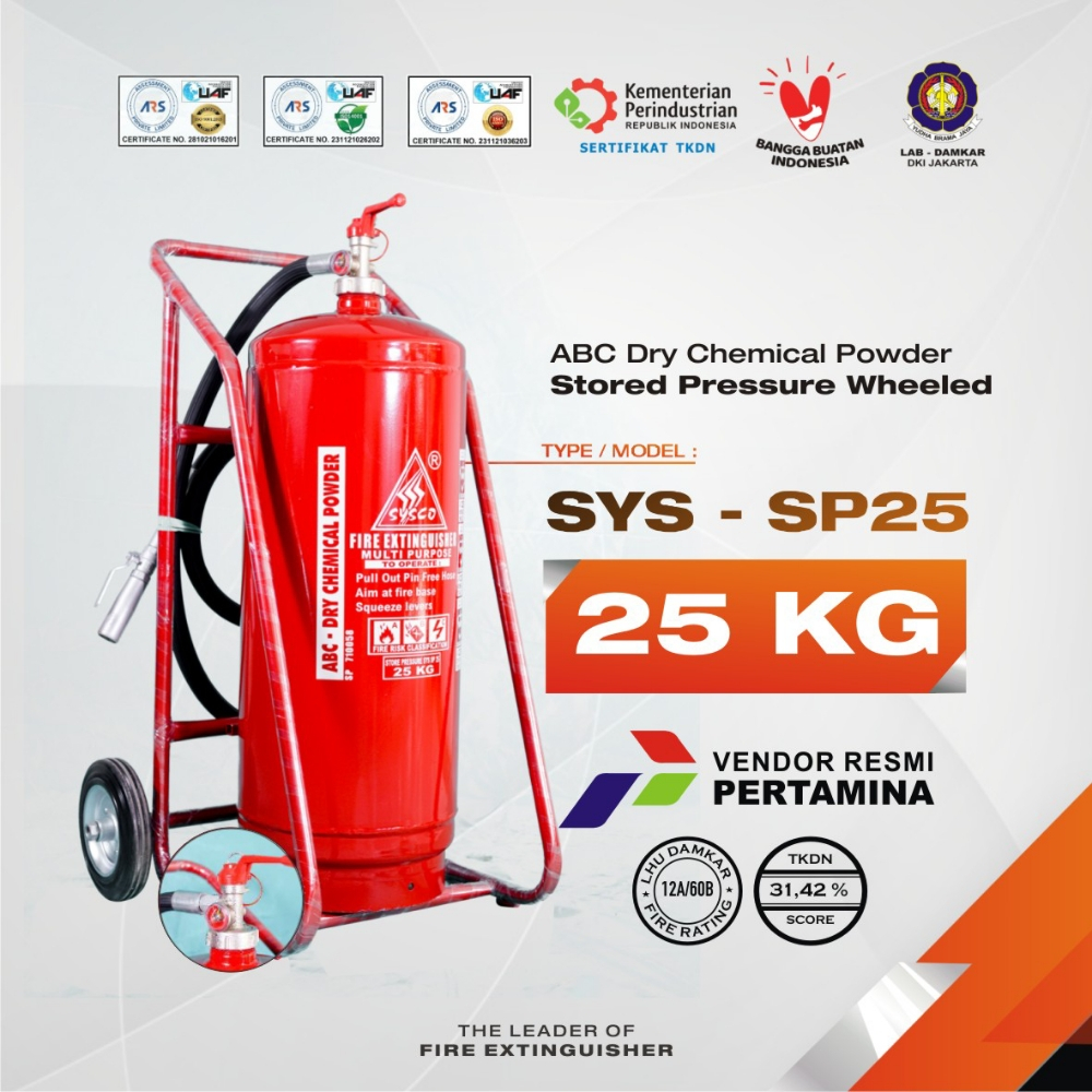 Jual APAR ABC DRY CHEMICAL POWDER 25 Kg - Alat Pemadam Api Premium ...