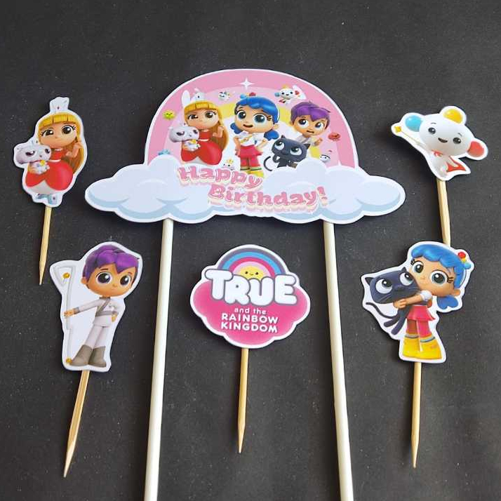 Jual topper true and the rainbow kingdom hiasan kue ulang tahun ...