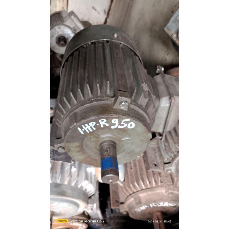 Jual Dinamo Motor Listrik Pabrik 3 Phase 1 Hp Rpm Rendah 950 (Di Jamin ...