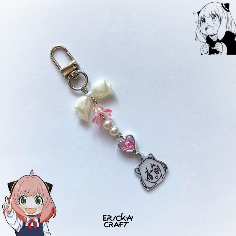Jual ANYA FORGER SPY FAMILY KEYCHAIN GANTUNGAN ANIME KAWAII BY ERICKA ...