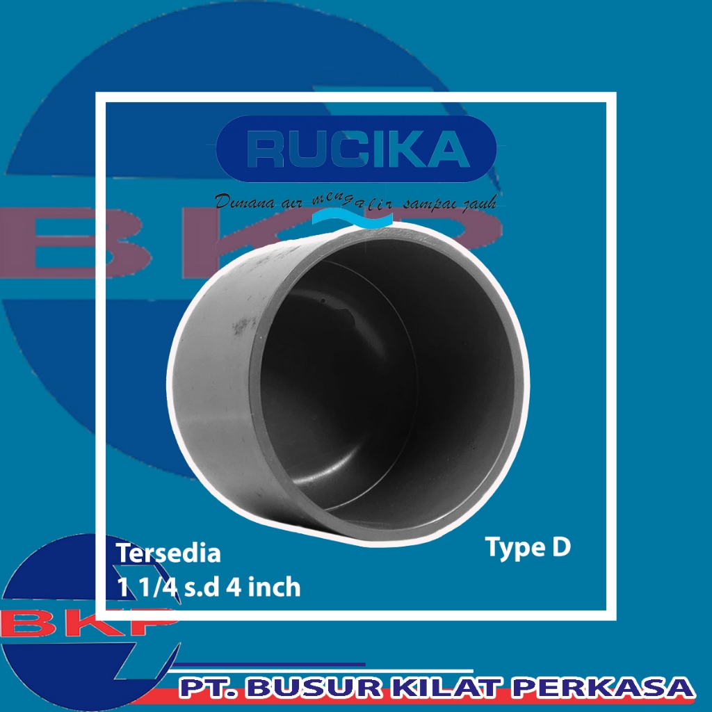Jual Dop 4 Inch Pvc Rucika D / Sambungan Pipa / End Cap | Shopee Indonesia