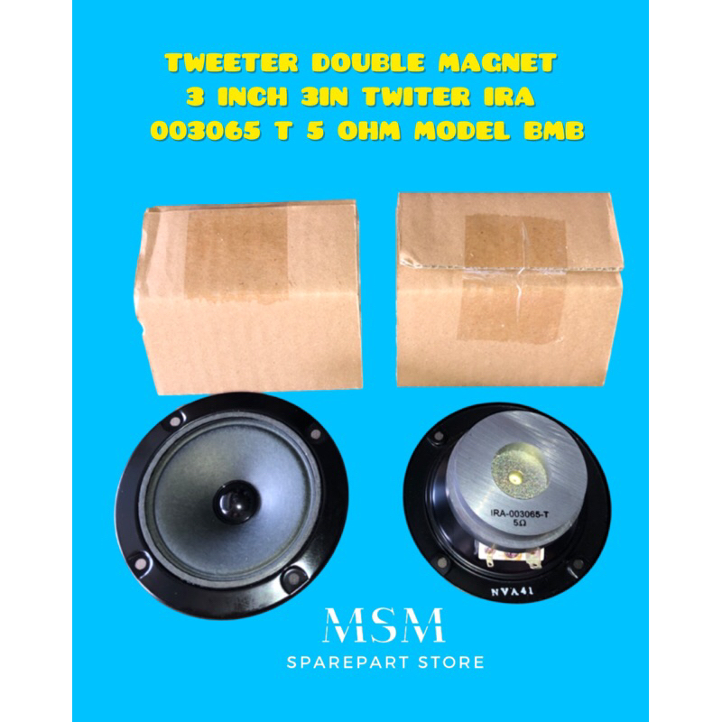 Jual TWEETER DOUBLE MAGNET 3 INCH 3IN TWITER IRA 003065 T 5 OHM MODEL ...