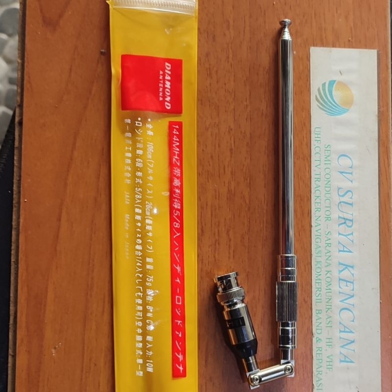 Jual DIAMOND ANTENA HT GNR21 GNR-21 TARIK TEKUK TELESKOPIK ICOM ALINCO BNC MALE VHF 136-174 MHZ ...