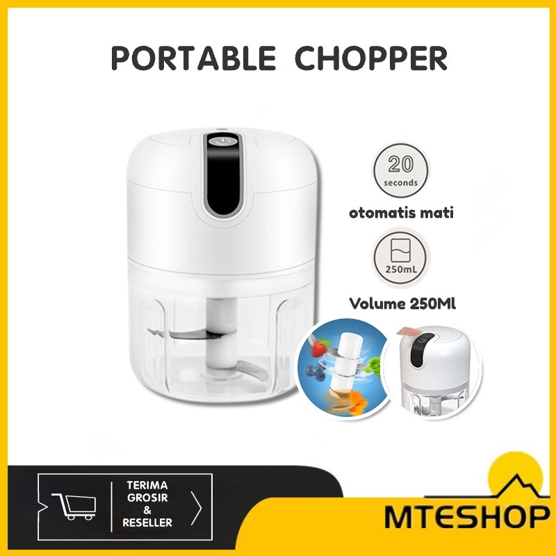 Jual MTE Mini Chopper Blender Portable Gilingan Mini Bumbu Dan Daging ...