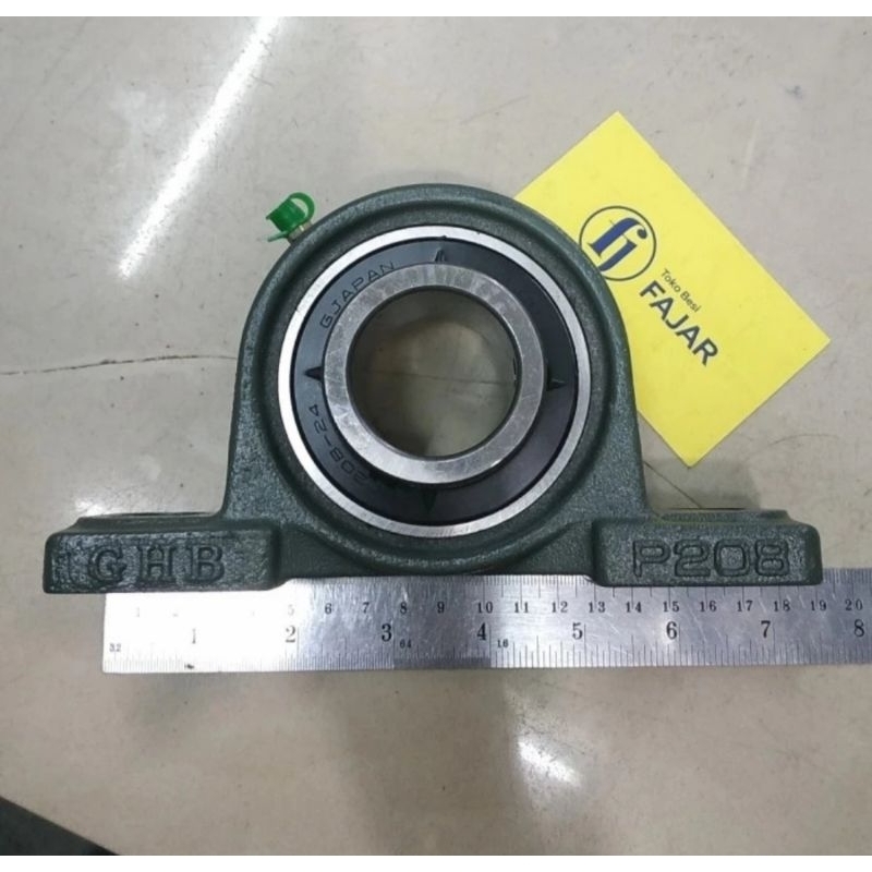 Jual Bearing UCP 208 - 24 AS 1½ 1 1/2 inchi 1,5 inch lahar pillow block duduk tempel | Shopee ...