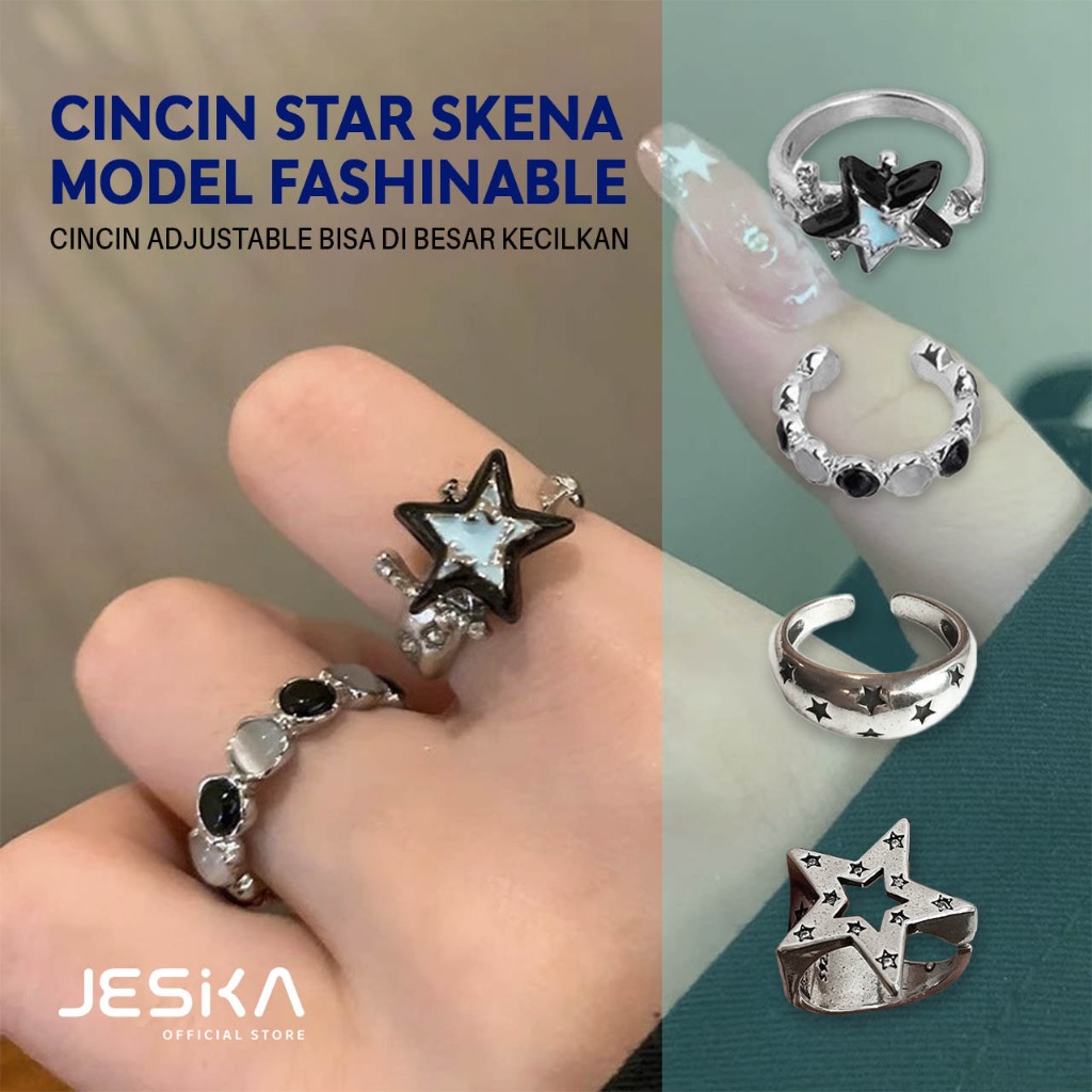 Jual Cincin skena bintang starboy adjustable pria wanita cowok cewek ...