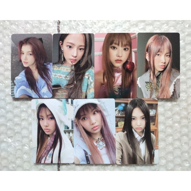 Jual Photocard pc album newjeans OMG message card ver minji hanni danielle haerin hyein nj ditto ...
