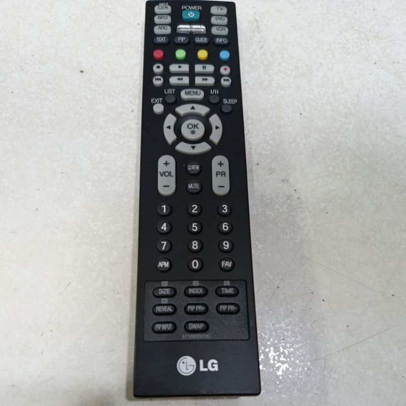 Jual remote LG LED TV DVD VCR RATIO input MKJ ORI | Shopee Indonesia