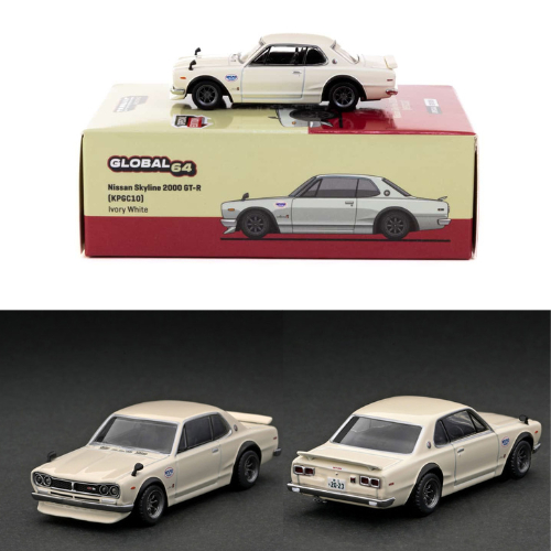 Jual Tarmac Works T64G-043-WH 1/64 Nissan Skyline 2000 GT-R (KPGC10) White | Shopee Indonesia
