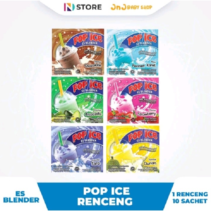 Jual POP ICE RENCENG ALL VARIAN RASA 1 RENCENG ISI 10 | Shopee Indonesia