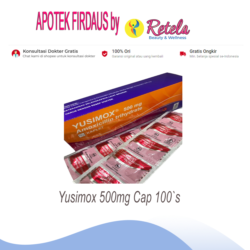 Jual Yusimox 500mg Cap 100`s | Shopee Indonesia