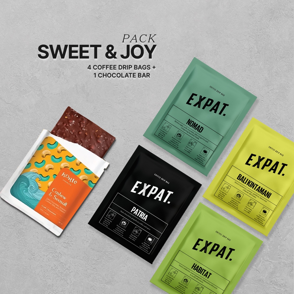Jual Expat Roasters Sweet and Joy Pack Coffee Drip Bags Single Use ...