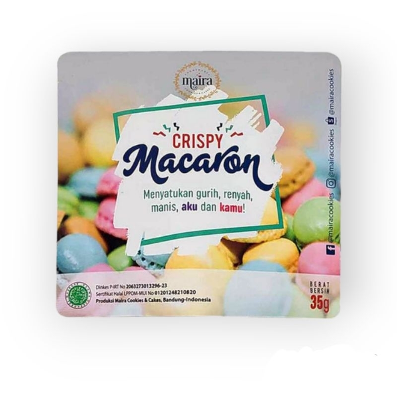 Jual Maira Crispy Macaron 35G | Shopee Indonesia