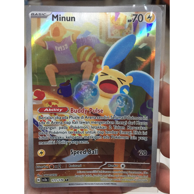 Jual KARTU POKEMON MINUN AR INDONESIA HOLO | Shopee Indonesia