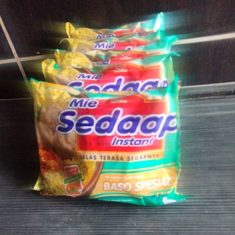 Jual Mie Sedaap Baso Spesial 77 gram (paket isi 5) | Shopee Indonesia