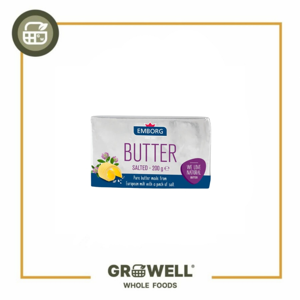 Jual EMBORG BUTTER SALTED 200GR | Shopee Indonesia