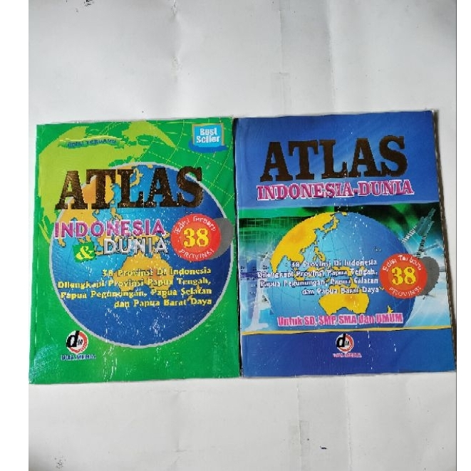 Jual ATLAS INDONESIA DUNIA EDISI TERBARU 38 PROVINSI | Shopee Indonesia