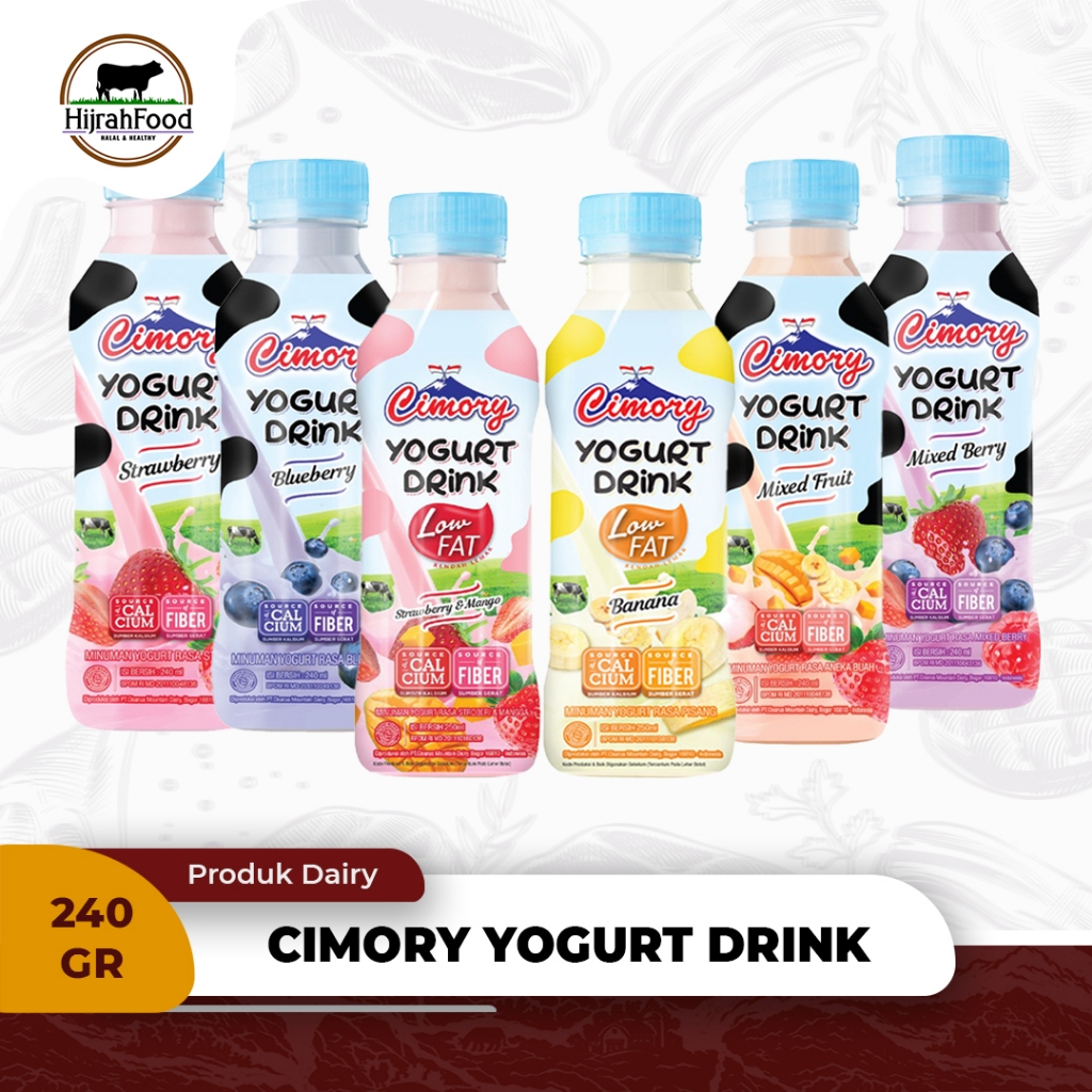 Jual Cimory Yogurt Drink Minuman Yoghurt Varian Rasa Sari Buah Sumber ...