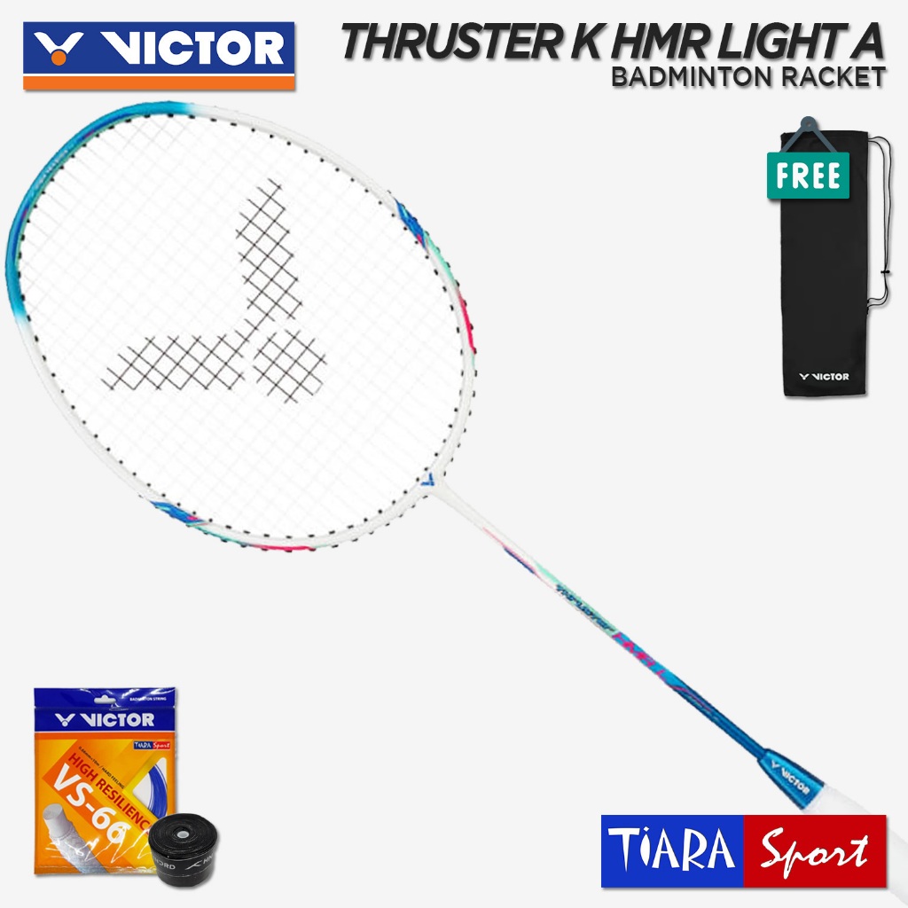 Jual Raket VICTOR Thruster K HMR Light A - Pearl White - 5U 6U ...