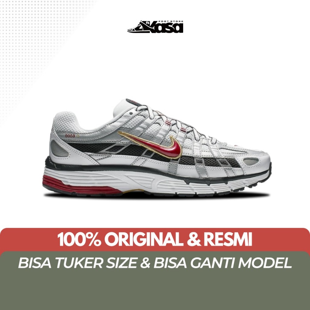 Jual Sepatu Sneakers Unisex Nike P-6000 P6000 P 6000 Metallic Silver ...
