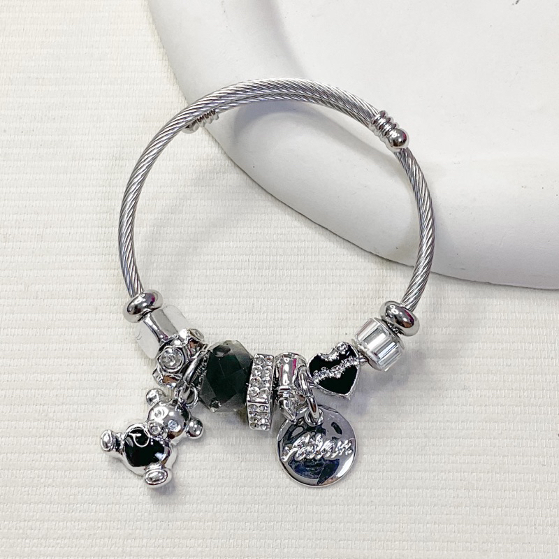 Jual Premium Gelang Pandora Charms Bracelet Serut Titanium Asli Wanita ...
