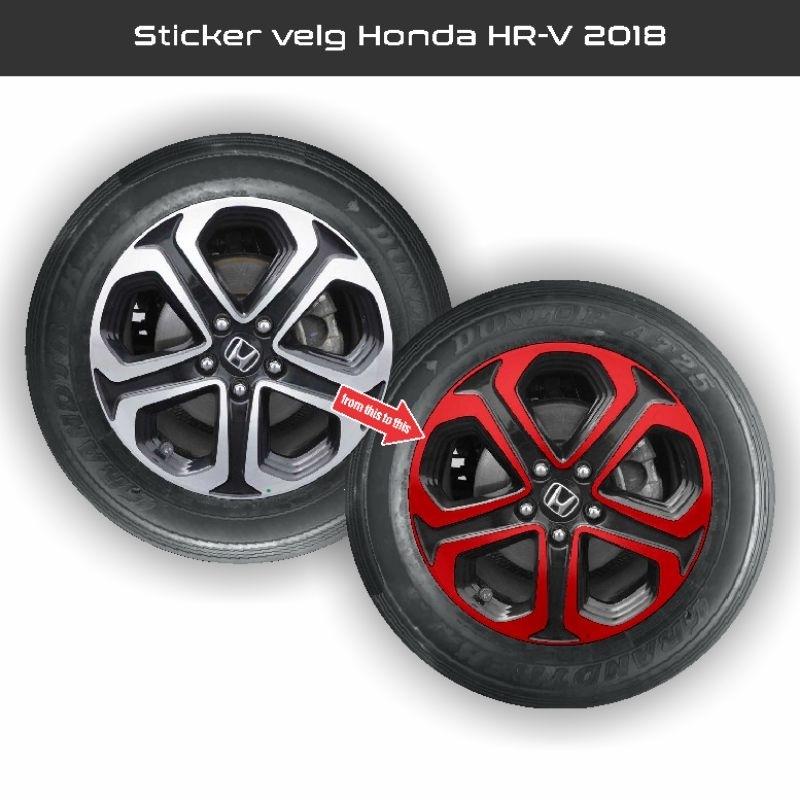 Jual sticker stiker velg honda HRV 2018 - 2020 (delete silver) | Shopee ...