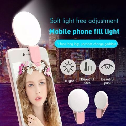Jual Selfie LED Lampu Selfie Handphone Poratbel Selfie Flash Led ...