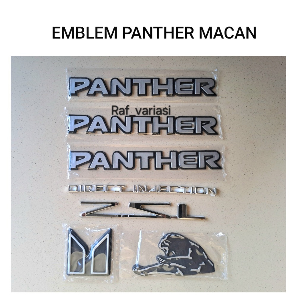 Jual Emblem isuzu panther macan / emblem panther macan / Logo M panther ...