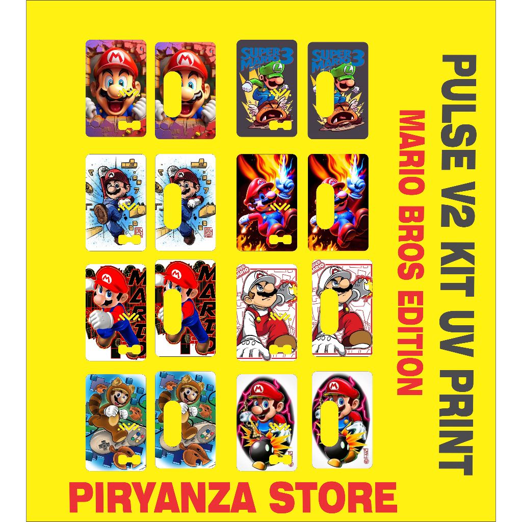 Jual PANEL PULSE V2 PRINT UV PIRYANZA STORE EDISI MARIO BROS | Shopee ...