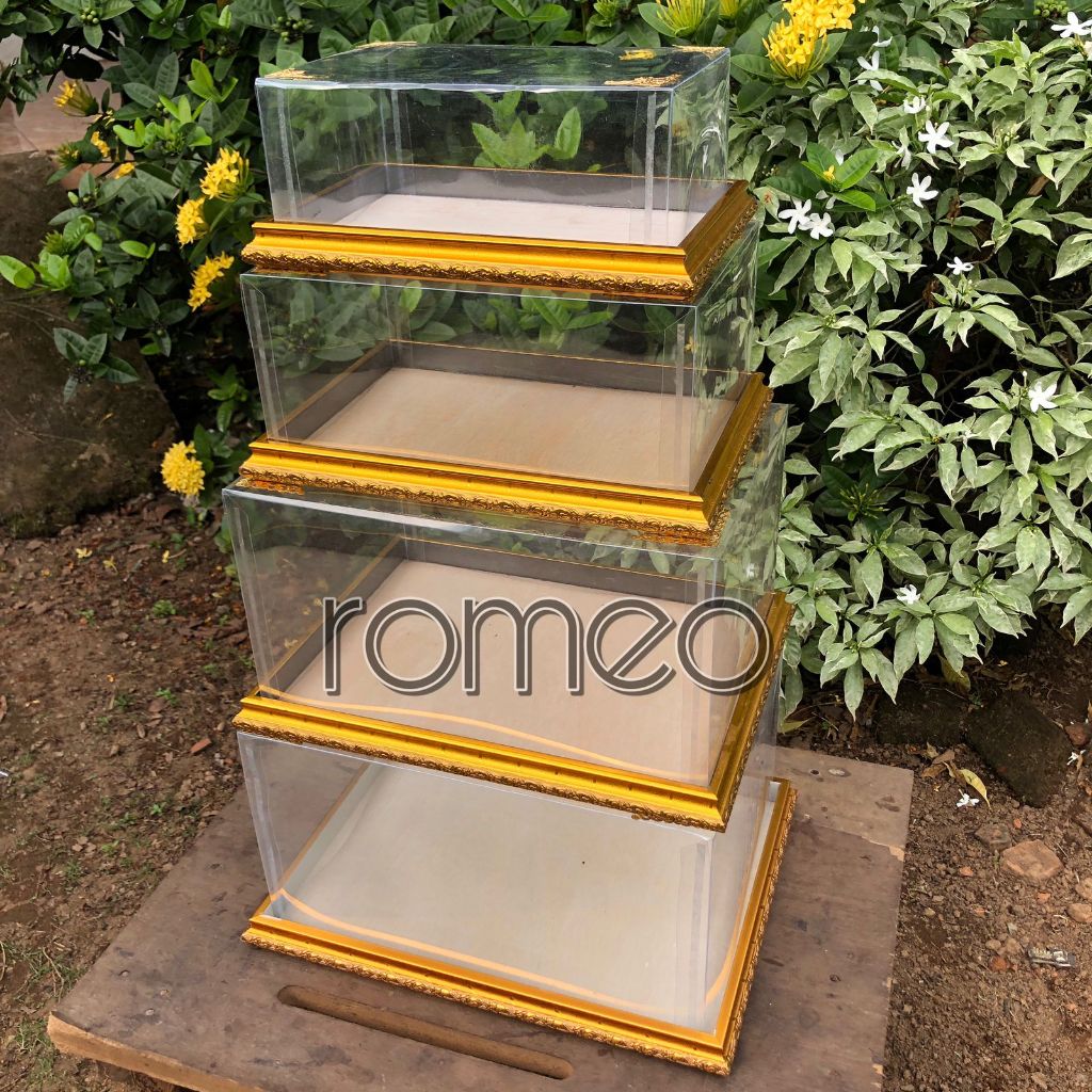 Jual 1 set isi 4 Kotak Seserahan Frame Fiber Hias Tile | Shopee Indonesia