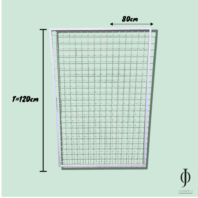 Jual WIREMESH 70x120CM + H5 WALL KAWAT RAM DINDING WIRE GRID | Shopee ...