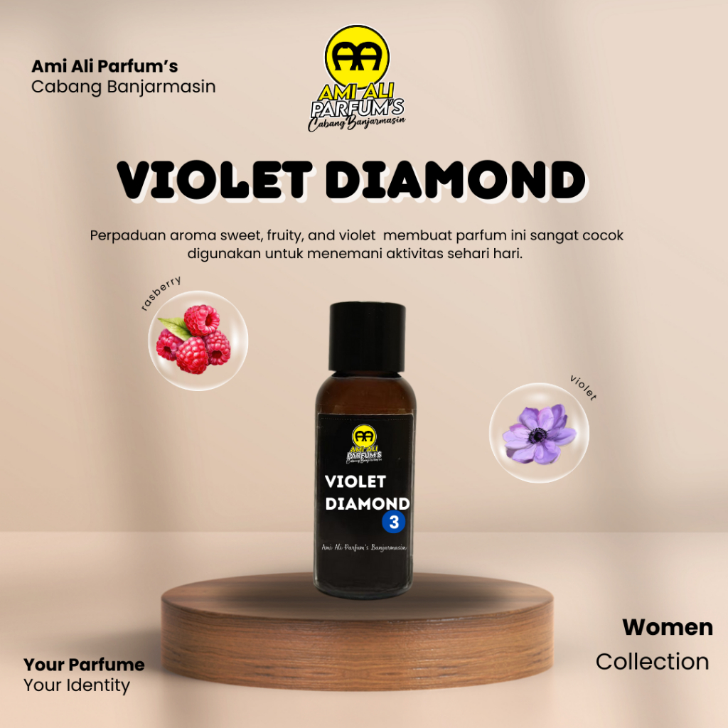 Jual Ami Ali Parfums - Violet Diamond Inspired | Parfum Wanita Refill ...
