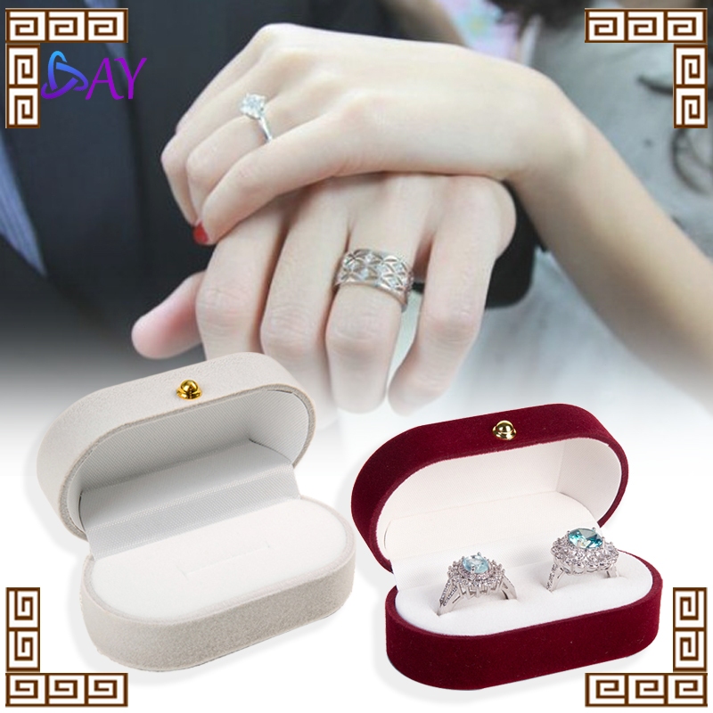 Jual Ring Box Couple Wedding Tempat 2 Cincin Kotak Cincin Untuk Lamaran ...