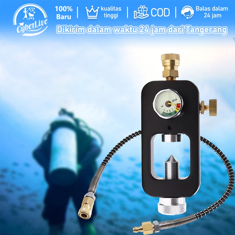 Jual Regulator Scuba Regulator Tabung Scuba PCP Manometer Besar Scuba ...