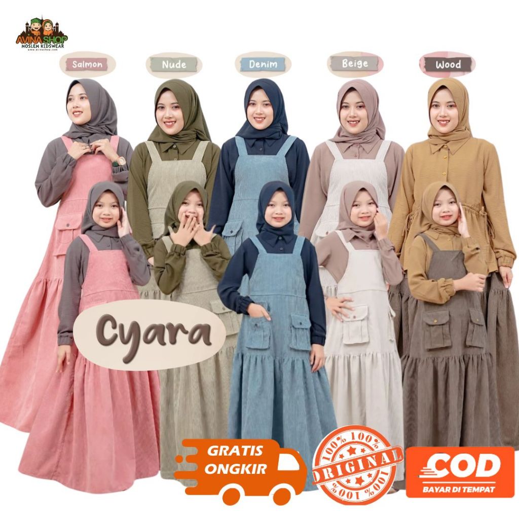 Jual Overall Set untuk Anak dan Remaja / Set Overall dan Blouse untuk ...