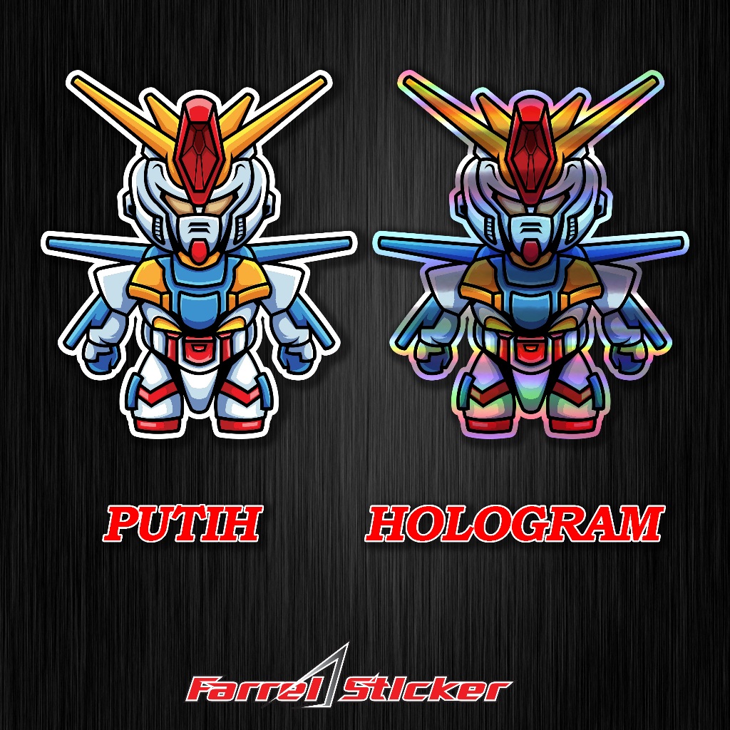 Jual Stiker Gundam Sticker Robot Hologram | Shopee Indonesia
