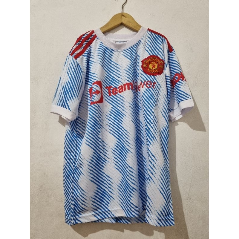 Jual Jersey bola klub eropa warna biru-putih printing terbaru | Shopee ...