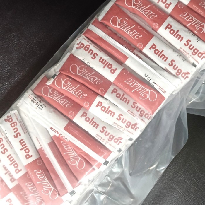 Jual Gulare Aren Sugar Stick Repack isi 50 pcs x 7gr Gula Arenga Palm ...
