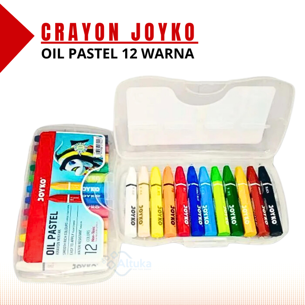 Jual Crayon Joyko 12 Warna / Krayon 12 Warna Joyko | Shopee Indonesia