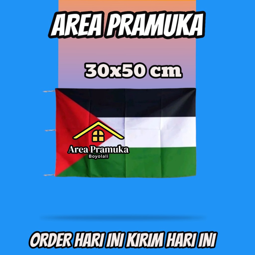 Jual Macam macam Bendera merah putih / pramuka / palestina / morse ...