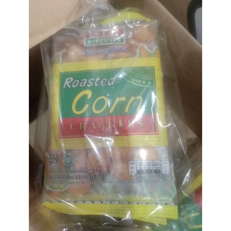 Jual [35 gram] aim biskuit roasted corn cracker | Shopee Indonesia