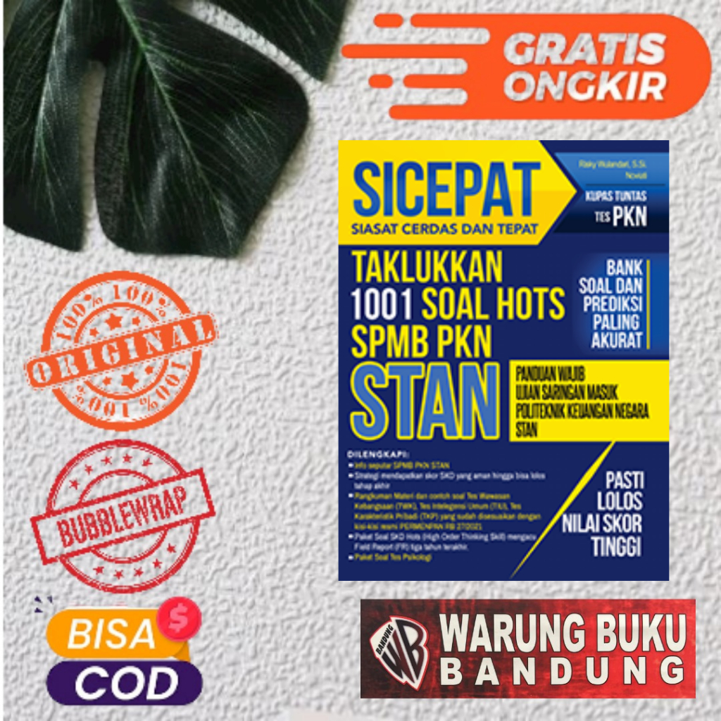Jual BUKU SICEPAT SIASAT Cerdas dan Tepat TAKLUKKAN 1001 SOAL HOTS SPMB ...