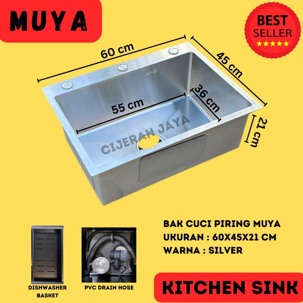 Jual BAK CUCI PIRING HITAM SUS 304 BOLZANO SETIPE VALPRA VHE6045 + AFUR ...