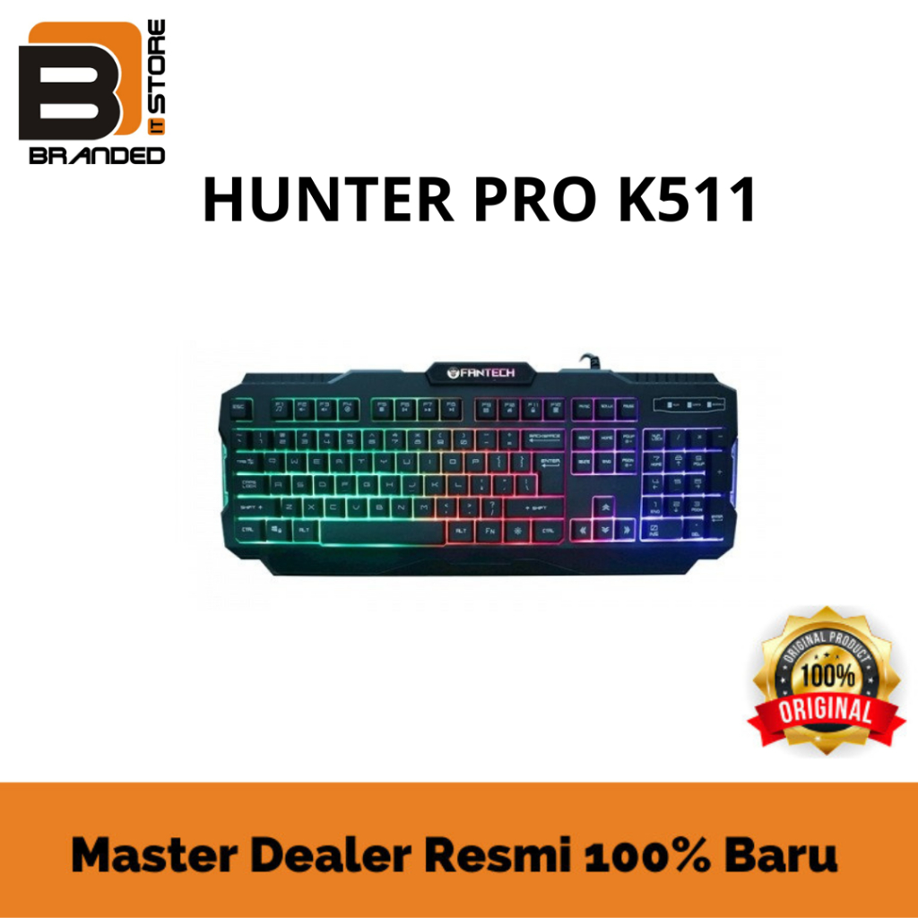 Jual Keyboard Fantech Hunter Pro K511 Backlit Pro Keyboard Gaming ...