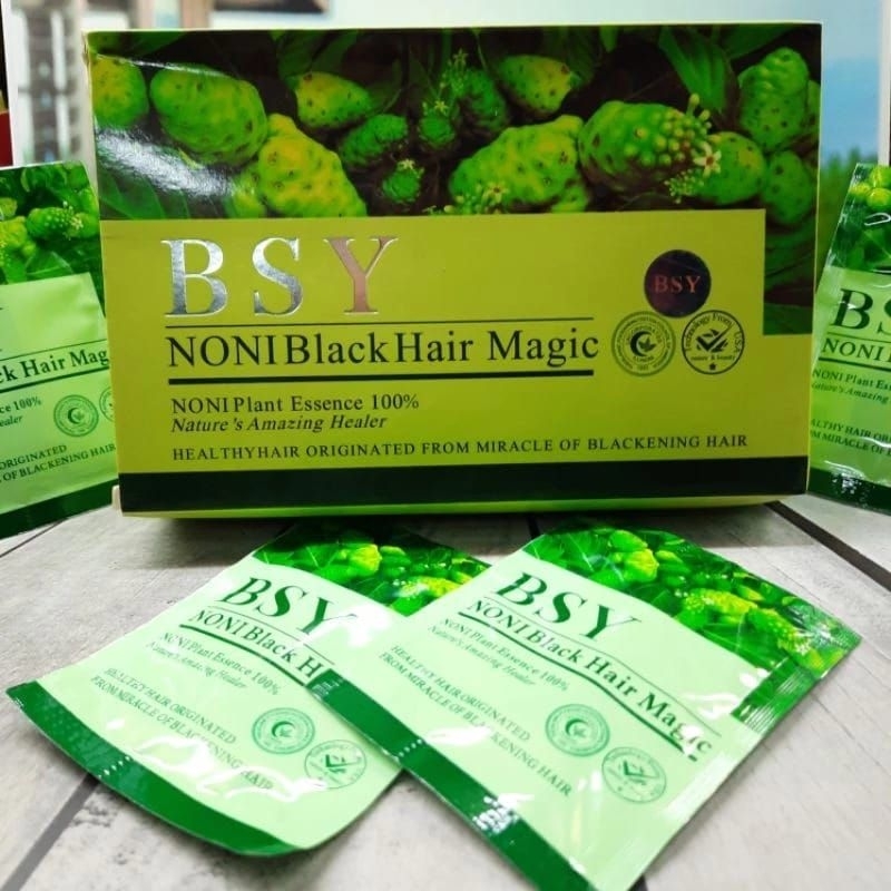 Jual bsy noni black hair magic isi20pcs | Shopee Indonesia