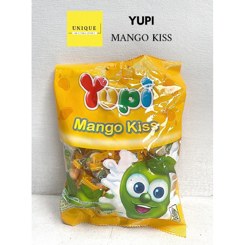 Jual Permen Yupi mango kiss 120 gr Bag jelly mangga juice kuning ...